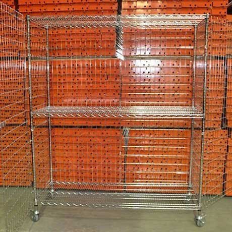 CARRITOS DE SEGURIDAD CON REPISAS DE REJILLA – WareHouserack HN